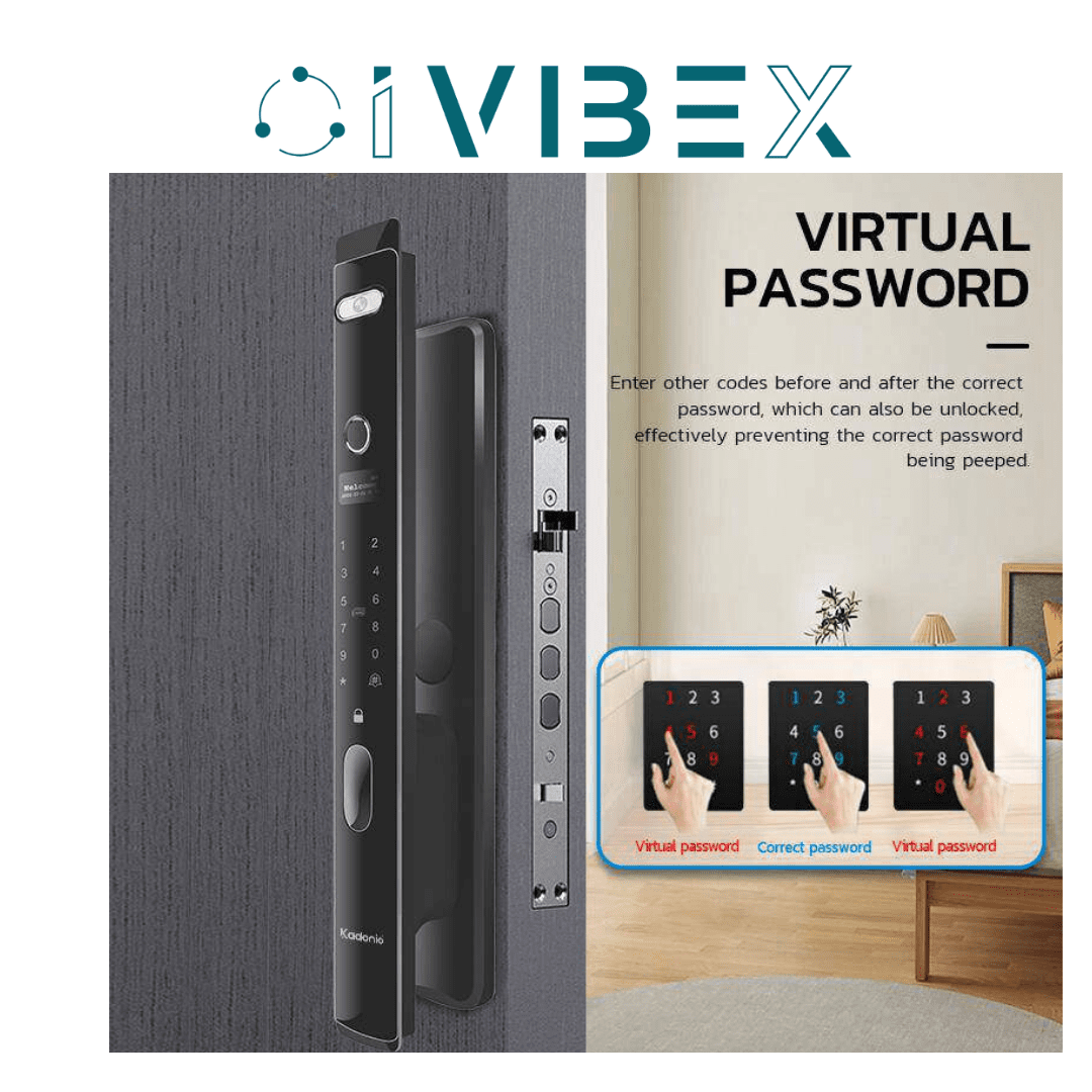 Visual Intercom Camera Door Lock: Secure Access & Surveillance