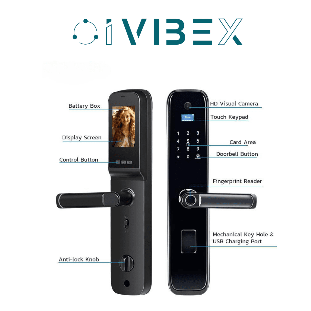 Smart Security: HD Visual Camera Integrated Door Lock Solution
