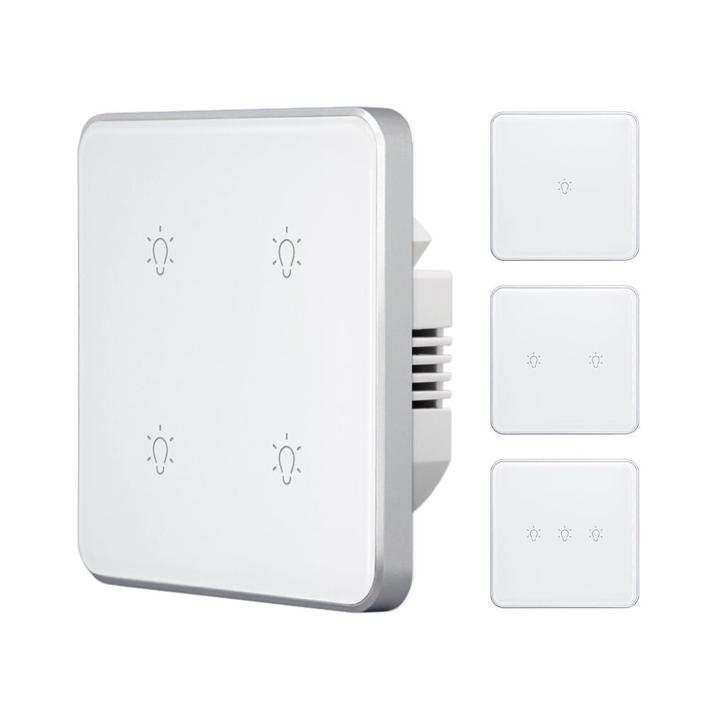 ST2Z54 4-Gang Smart Light Switch | Touch Panel Control & Home Automation